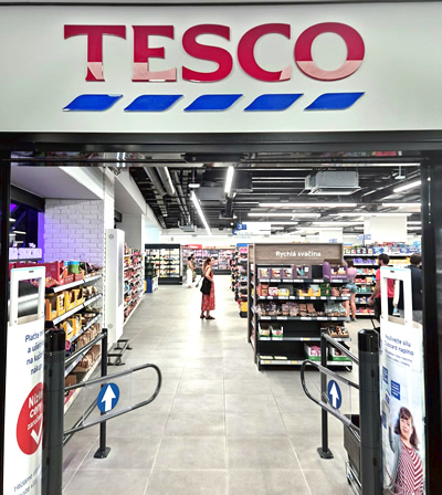 Tesco Supermarket & Maj Department Store in Prague - Photo - Prague ...